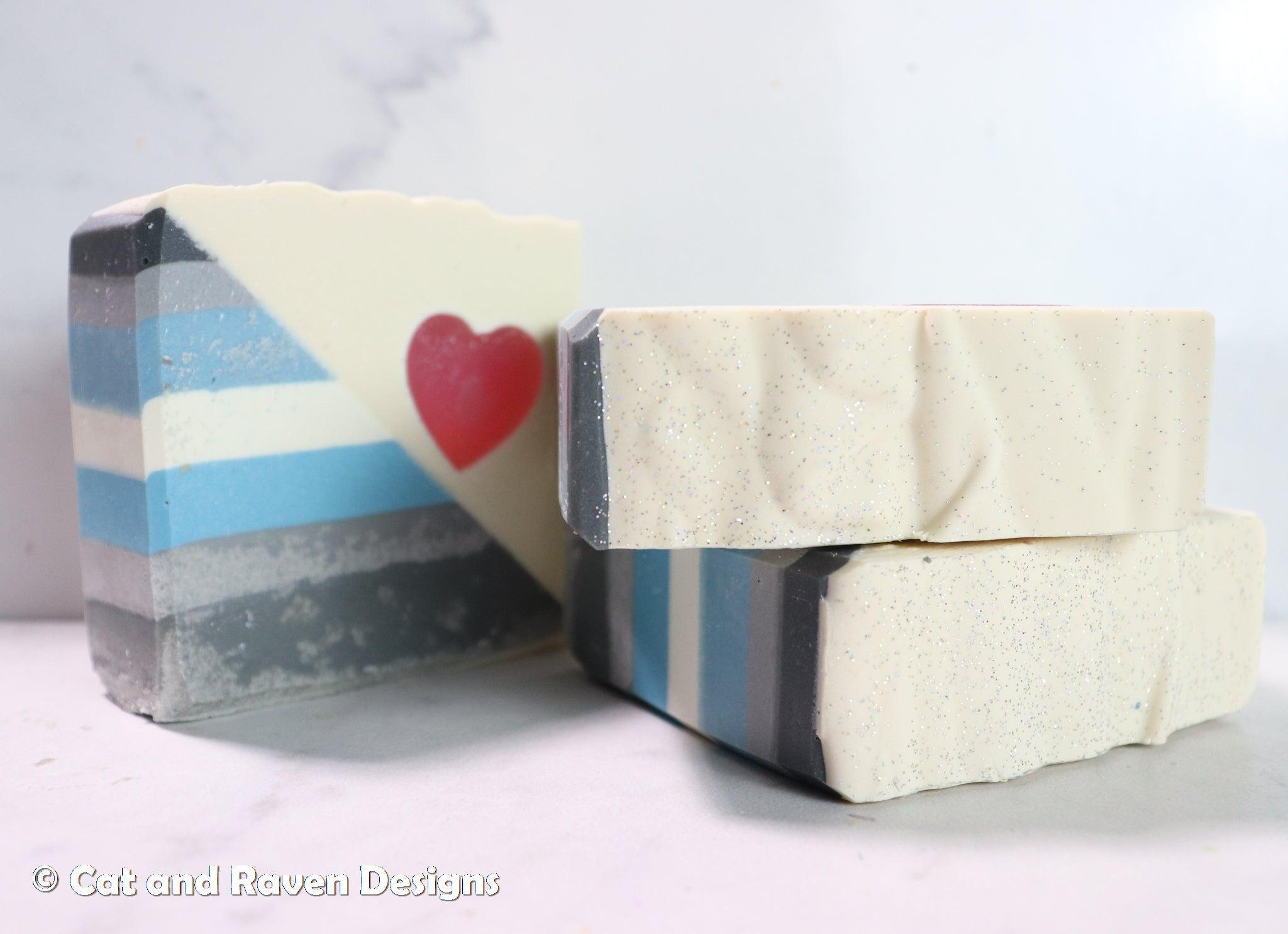 Demi God (demiboy pride flag) soap – Cat and Raven Designs Soap