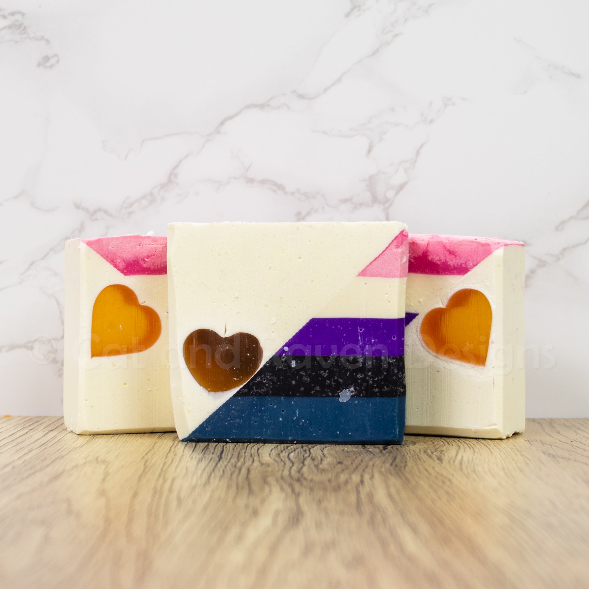 Non-Newtonian (genderfluid pride flag) soap – Cat and Raven Designs Soap