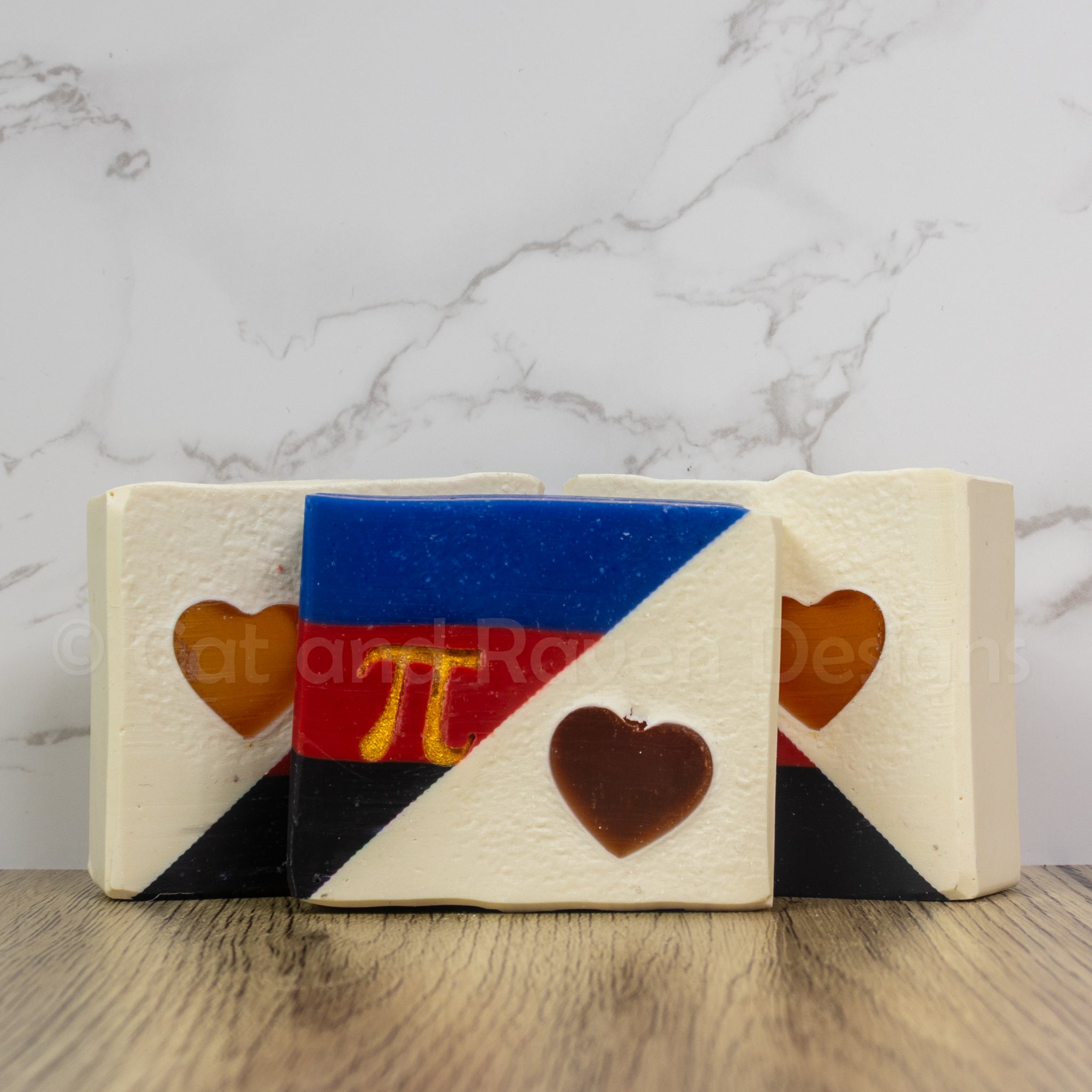 Polyglamorous (polyamory pride flag) soap – Cat and Raven Designs Soap